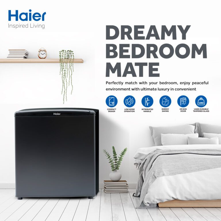 Haier mini fridge 66 Liters 2.3CF HR-66B Single door Refrigerator ...