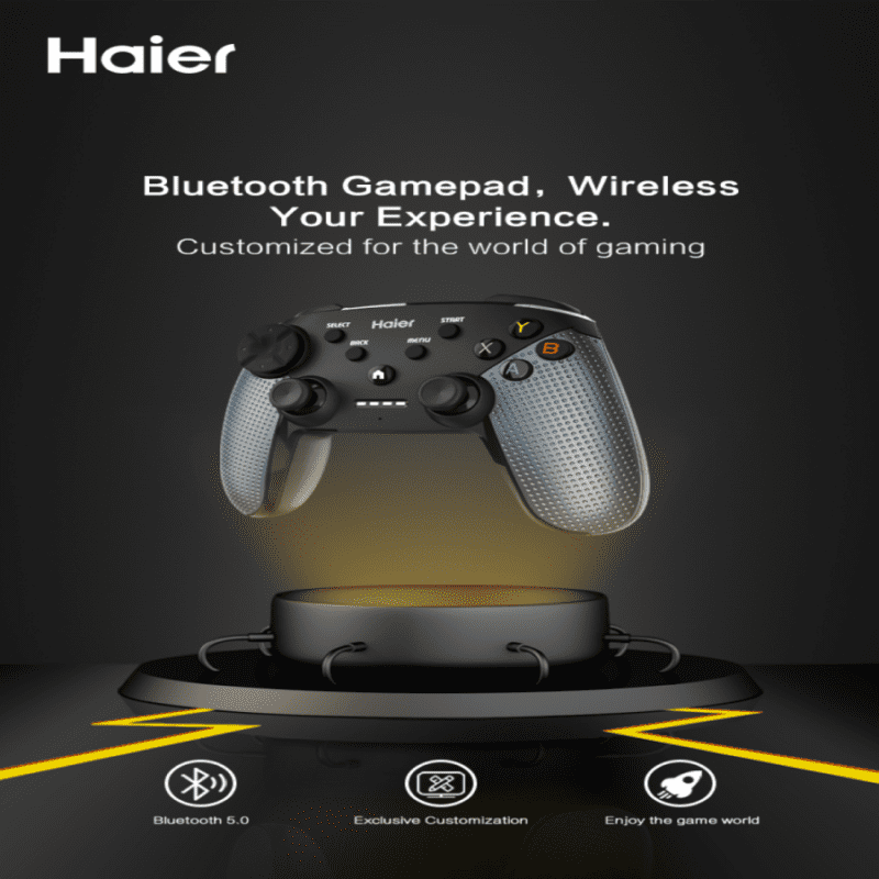 Haier Game Pad For Smart TV Game Playing -Black & Grey Colour - Lahore ...