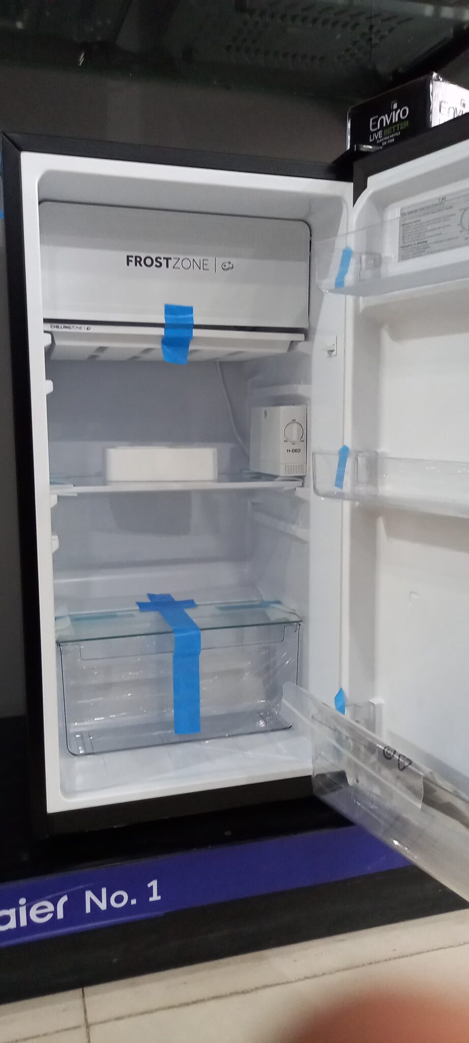 Haier room fridge HR-136B Single door Refrigerator | Black - Lahore Electronics Haier eStore ...