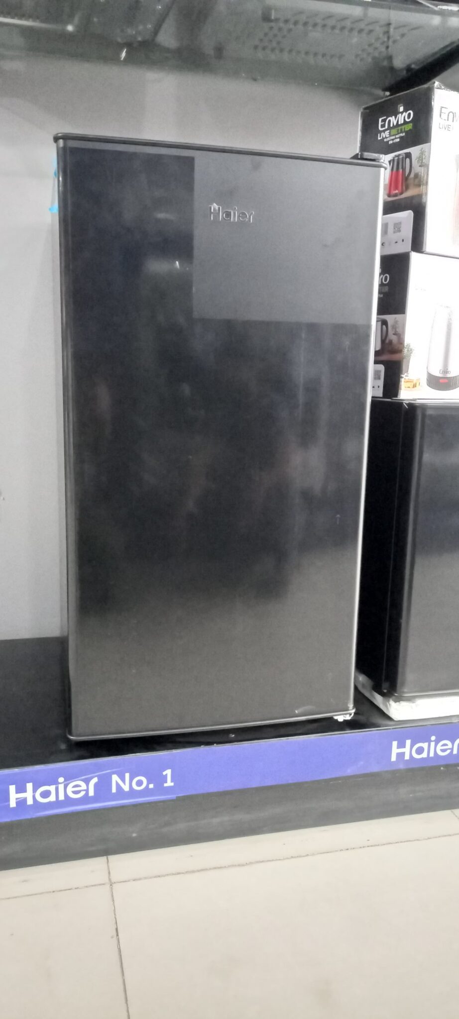 Haier room fridge HR-136B Single door Refrigerator | Black - Lahore Electronics Haier eStore ...